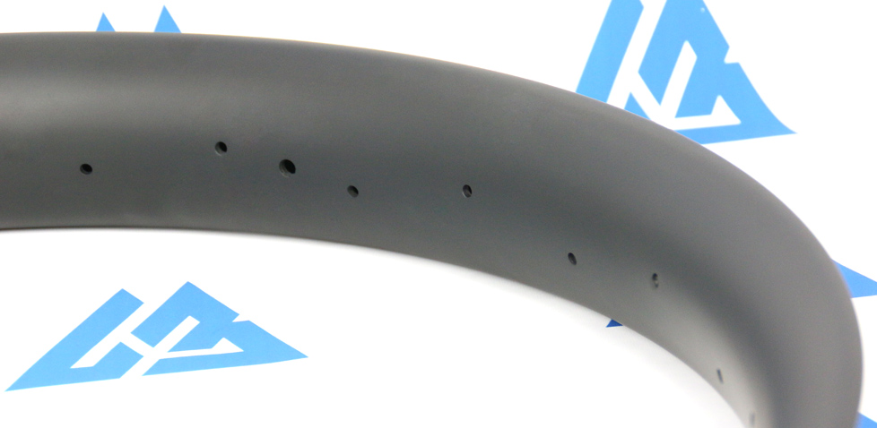 75mm wide carbon 650B fat bike rim 27.5 inch hookless double wall ...