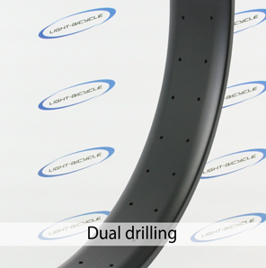 carbon tubeless compatible fat bike rim 90mm wide double-wall ...