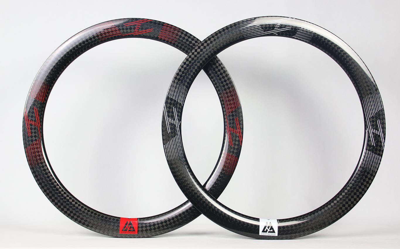 AR56-23mm Inner/30mm Outer Widths, 56mm Depth Carbon Rims/12K Glossy ...