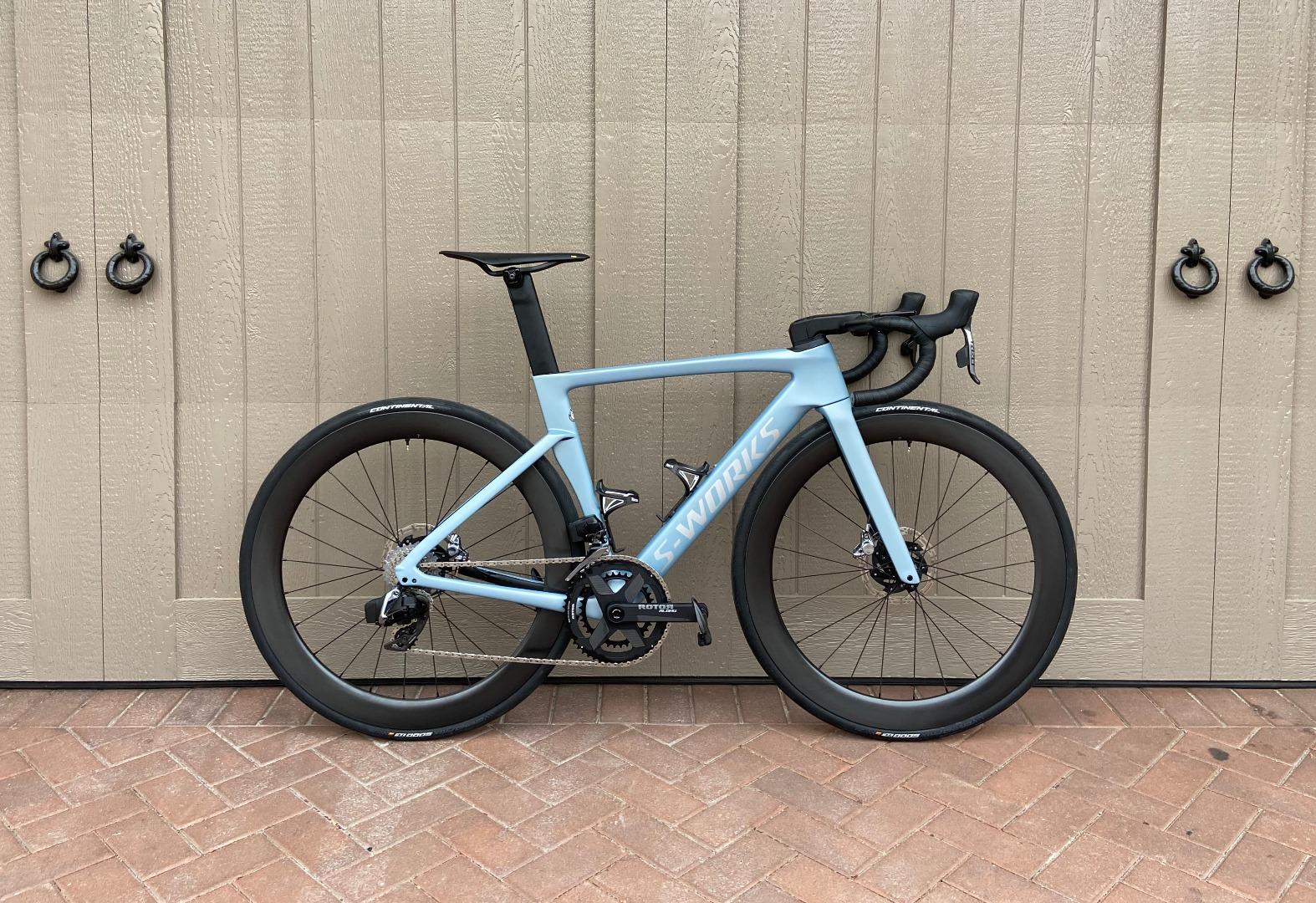 AR56 700C 56mm Satin Finish Carbon Wheelset With Continental GP5000