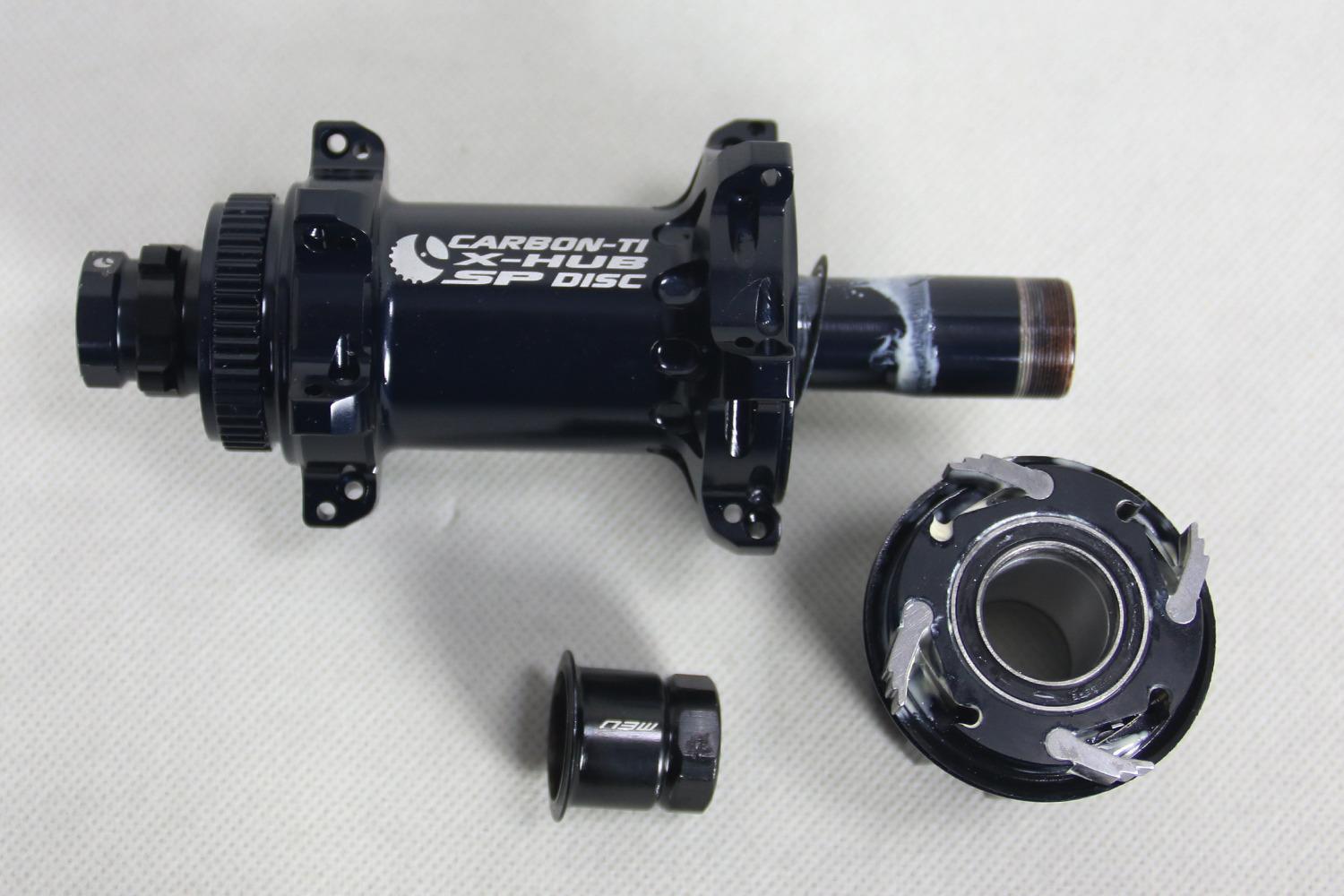 Carbon-Ti X-Hub SP Disc Black With Campagnolo N3W Freehub