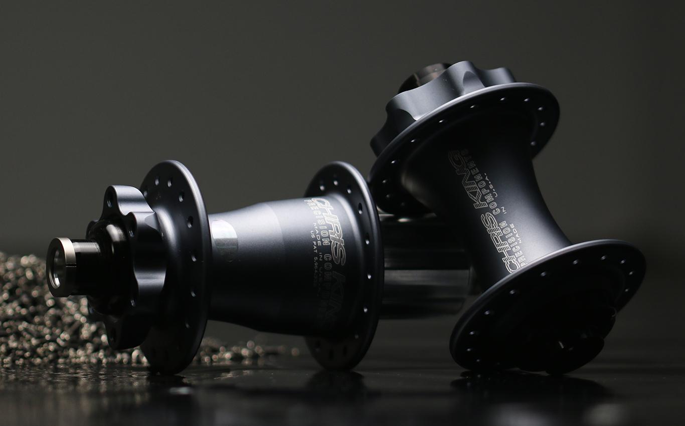 Chris King-ISO AB Front ISO B Rear Boost Hubset In Matte Slate Color