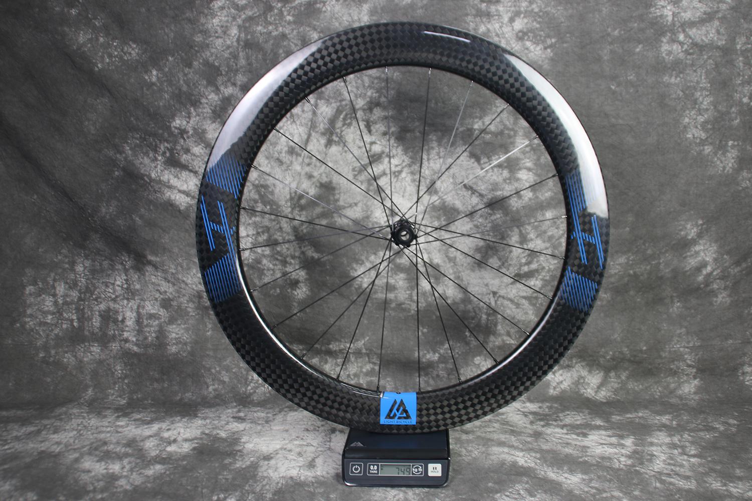 R65-18.35mm/25.85mm Widths,65mm Depth Wheelset/Flyweight/Blue Decals