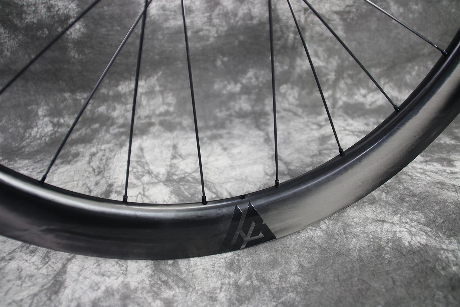 WR50-25mm/32mm Widths,50mm Depth Carbon Wheelset/Acid Green Carbon-Ti X ...