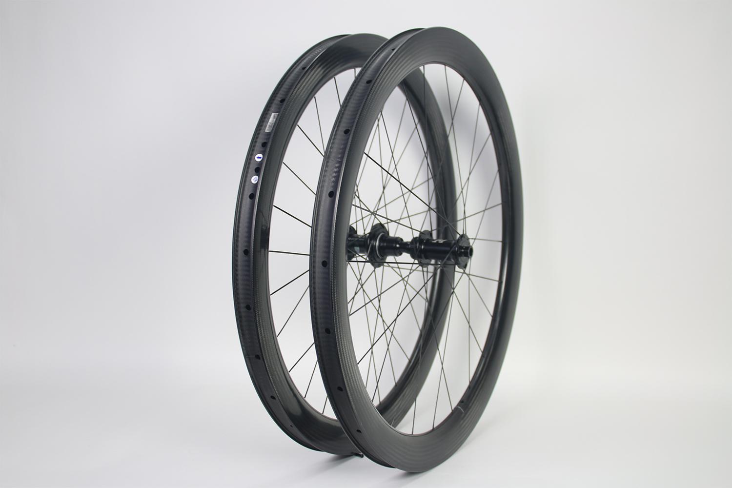 WR50-32mm Width, 50mm Depth Carbon Wheelset/3K Twill Horizontal Weave