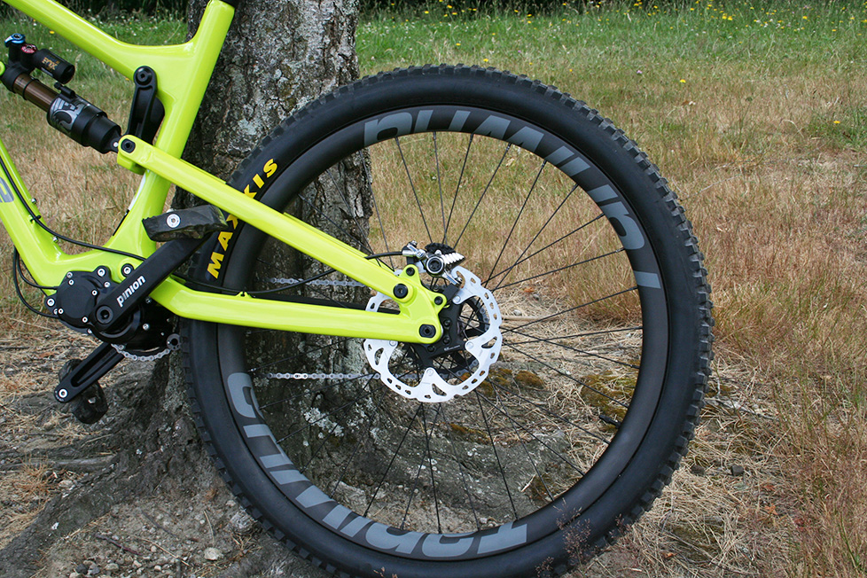 38mm wide all mountain 650B rims with custom decal